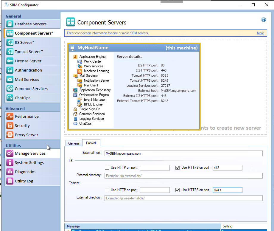 SBM: Best Practice configuring SBM with multiple server aliases
