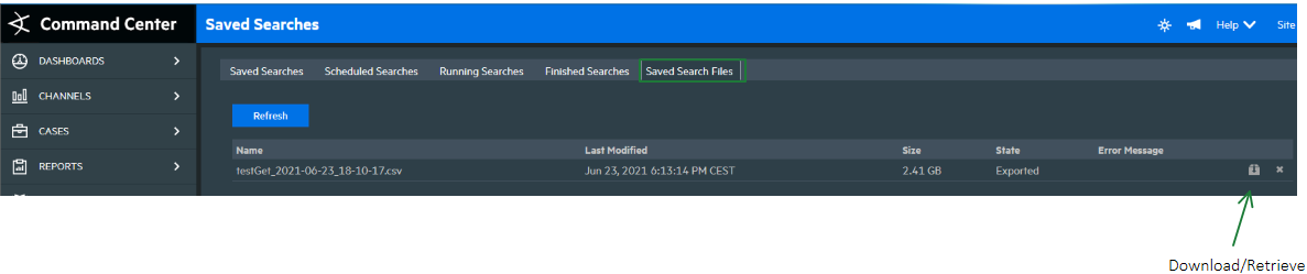 ArcSight Command Centre: Increasing event limit for file export and histogram