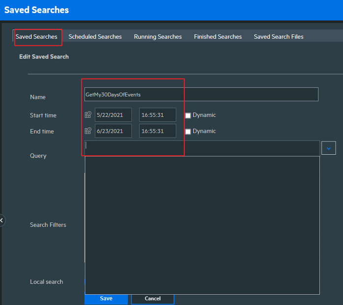 ArcSight Command Centre: Increasing event limit for file export and histogram