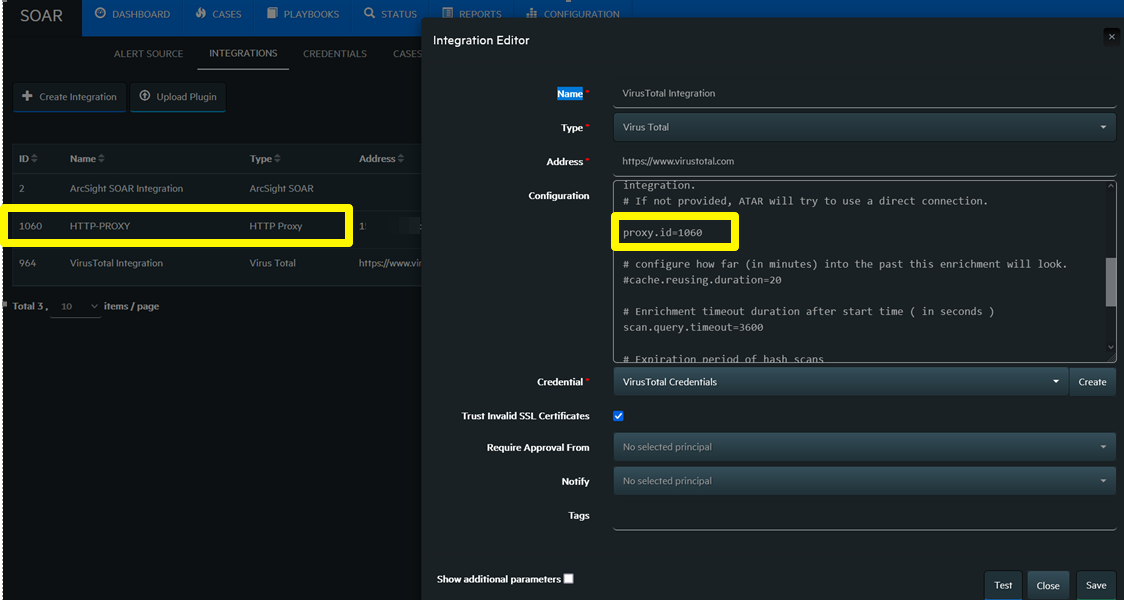 SOAR can't be integrated with Virustotal/IBM X-Force/Alienvault/etc