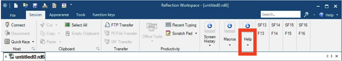 Location of the Reflection Desktop for NonStop Macro language documentation