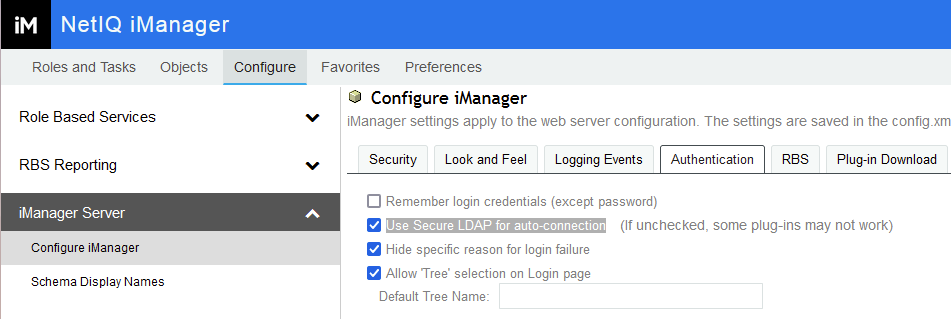 Error: Server Configuration Error "NMAS LDAP Transport Error"