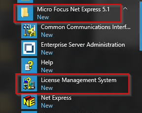 How to get a Request Key and Activate/License Net Express/Mainframe Express