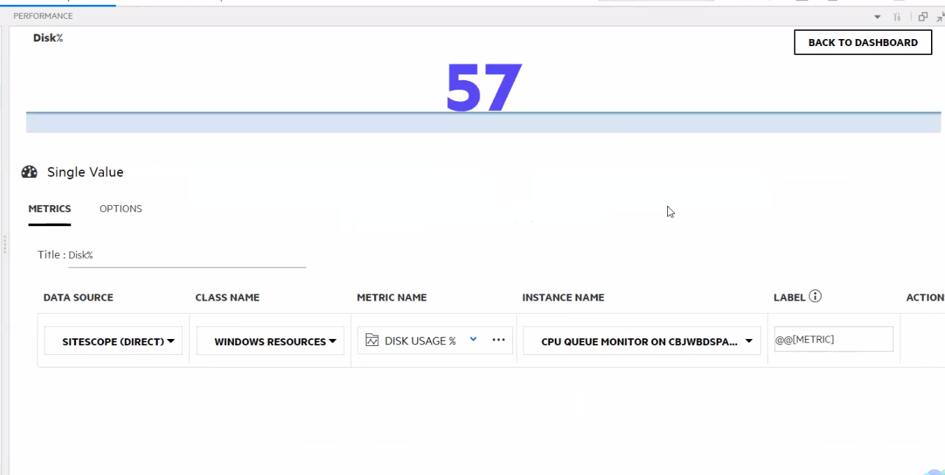 INSTANCE NAME in Performance Dashboard for SiteScope monitors