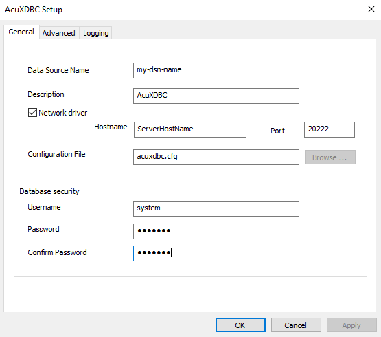 Install and setup of AcuXDBC client and server on Linux