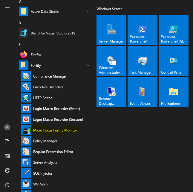 Where to find the Micro Focus Fortify Monitor if it does not ...