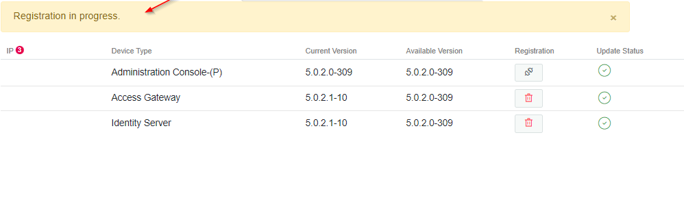Device Registration for the Access Manager Console version 5.0.2 fails
