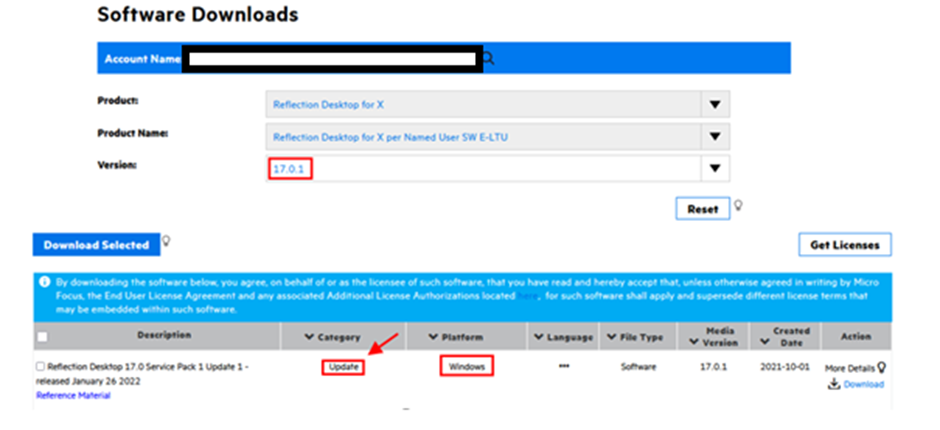 Reflection Desktop 17.0.1 is an Update that requires Reflection Desktop ...