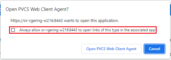 PVCS VM 8.6.2+ Web Client: Stop Chrome and Edge prompting to open the ...