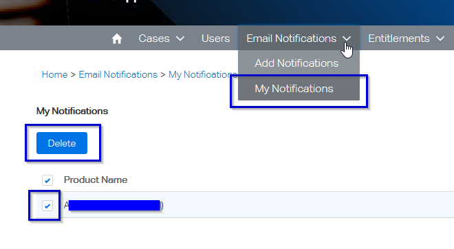 How to subscribe and unsubscribe from the support email notifications