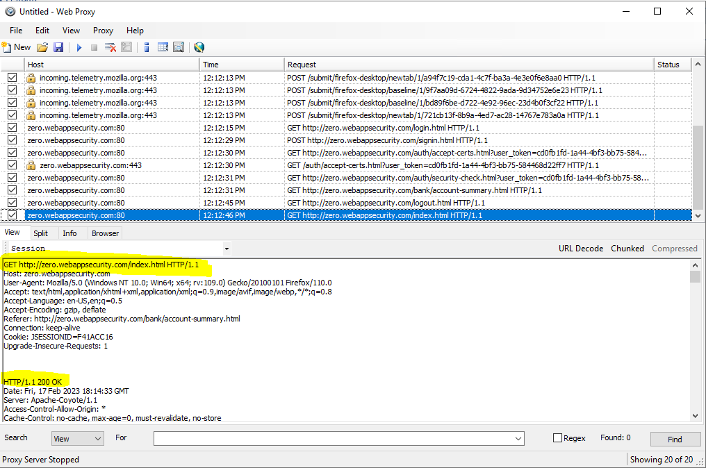 Failed to detect logout condition when the application is a single page.