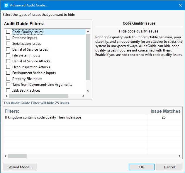 Create an Audit Guide via Audit Workbench