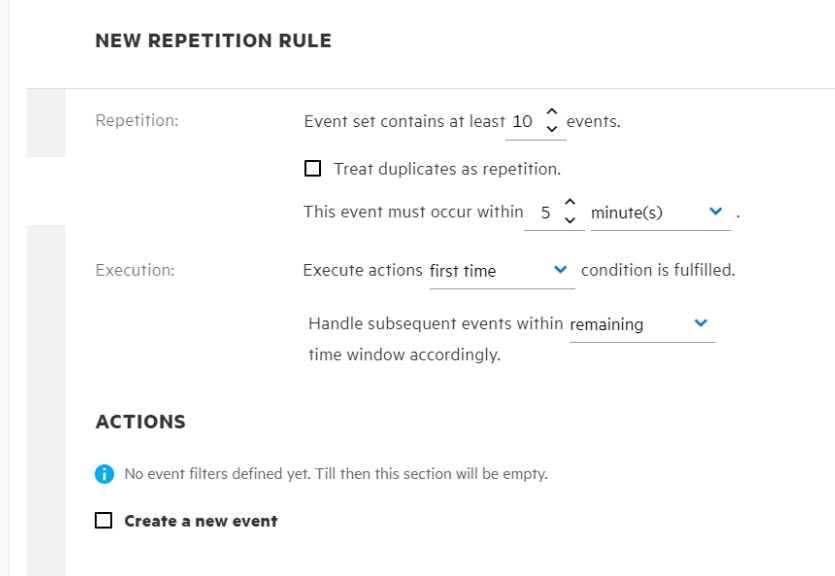 How to generate an event if the error count exceeds 5 within an hour ...