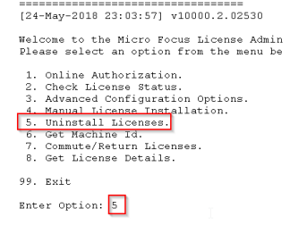 How to remove PA Keys (.mflic files) license on Linux and Unix