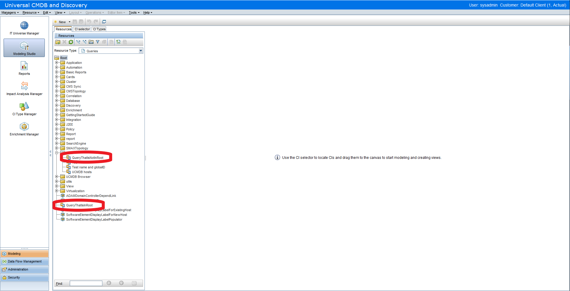 Failed integration with error in probe-error.log: "Query name with a ...