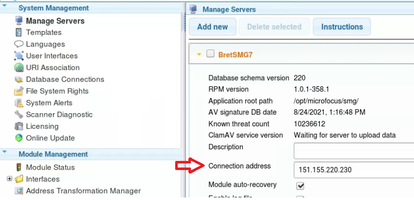How To Change the IP Address on a Secure Messaging Gateway Server