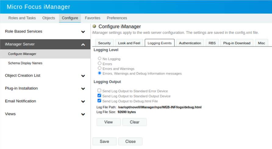 Troubleshooting iManager NMAS LDAP Transport Error and Creating secure SSL LDAP context failed