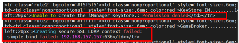 Troubleshooting iManager NMAS LDAP Transport Error and Creating secure SSL LDAP context failed