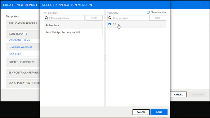 How to generate reports in SSC