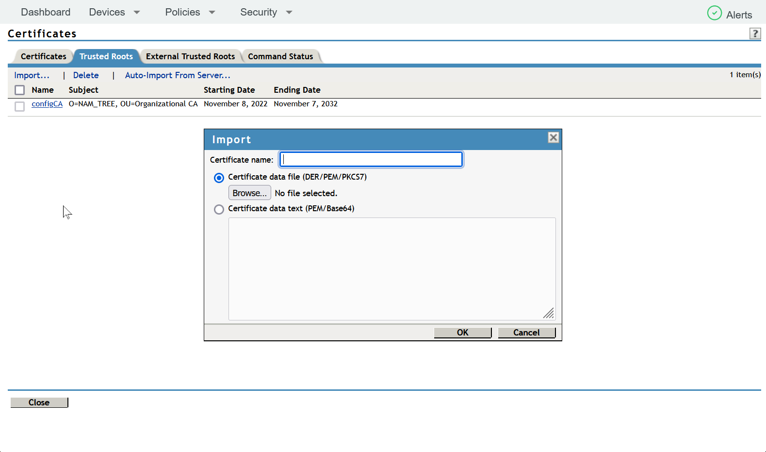 After upgrading the NAM Access Gateway to version 5.0.3 browser clients fail to connect due to ...