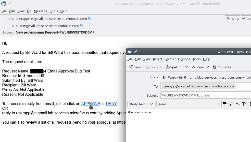 Email-based approval fails after upgrade to IDM 4.8.6 if Target ...