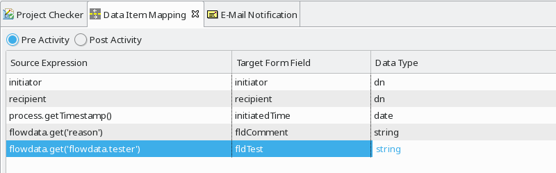 Email-based approval fails after upgrade to IDM 4.8.6 if Target FormField Post Activity is null