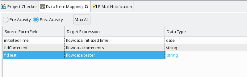 Email-based approval fails after upgrade to IDM 4.8.6 if Target FormField Post Activity is null