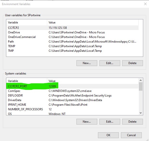 Change MFDS service to run on a non standard port in Windows