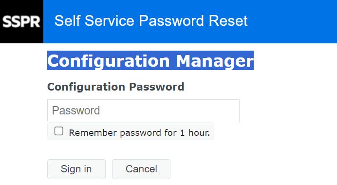 Extraneous sspr messages logged in catalina.out