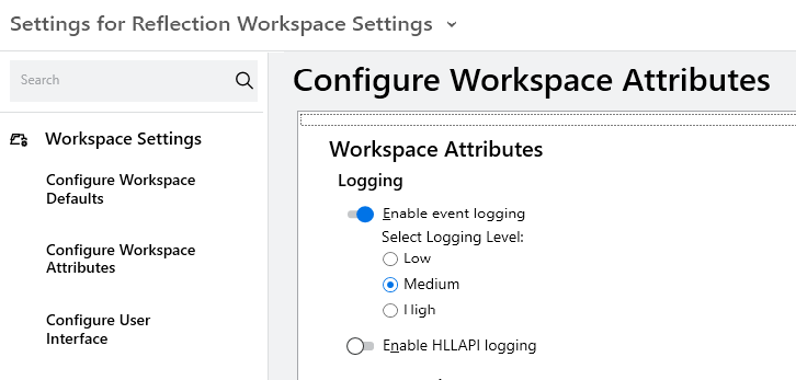 How to capture log files in Reflection and InfoConnect Desktop version 18.0 SP1 and higher
