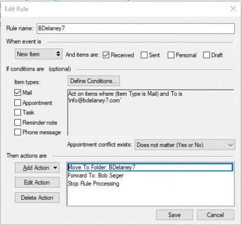 How to automatically distribute mail for one resource and multiple domains.