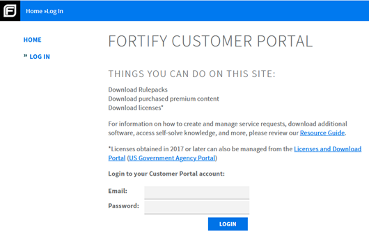 How to get access to download Fortify Rulepacks from the Fortify ...