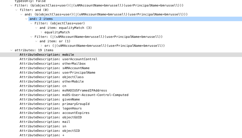 LDAP Repository attributes used by Advanced Authentication to signify ...