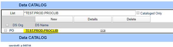How to use a JCL procedure using JCLLIB statement