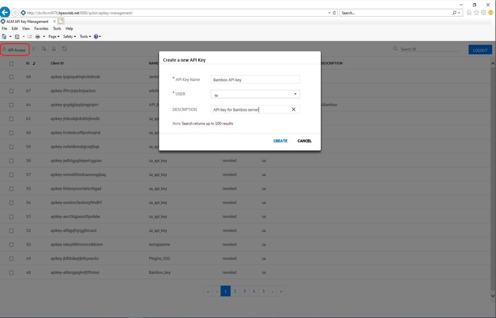Bamboo SSO authentication