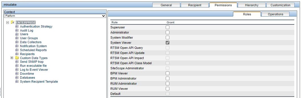 APM "Only roles can be applied to this resource" appears on User ...
