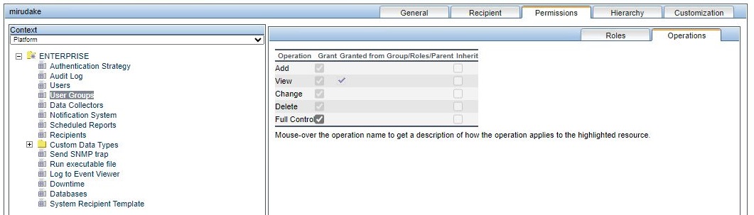 APM "Only roles can be applied to this resource" appears on User ...