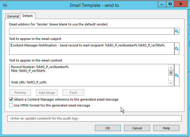 Send to > Mail does not attach the record's tr5 when email template ...