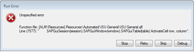 Unspecified error when clicking an object in Windows with UAC ON