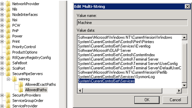 When configuring Controller to monitor Windows Resource on the target machine, it fails with the ...