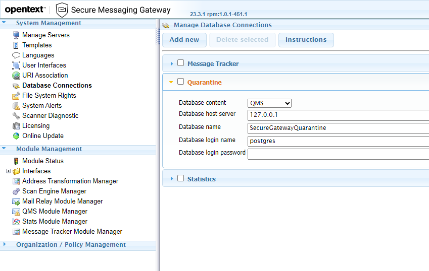 Quarantine database overflows and causes the SMG Quarantine to no longer work correctly