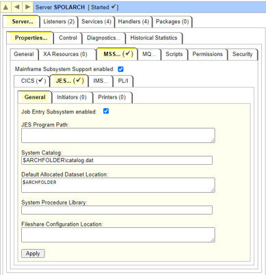 View spool archive files in ESMAC and ESCWA