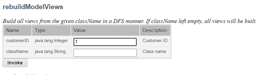 Rebuilding the uCMDB model schema and views for OBM