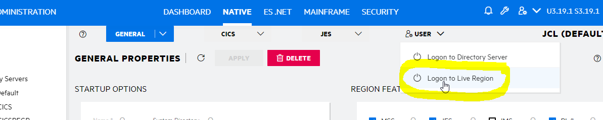 How to prevent automatic logon to the region after logging onto the ...