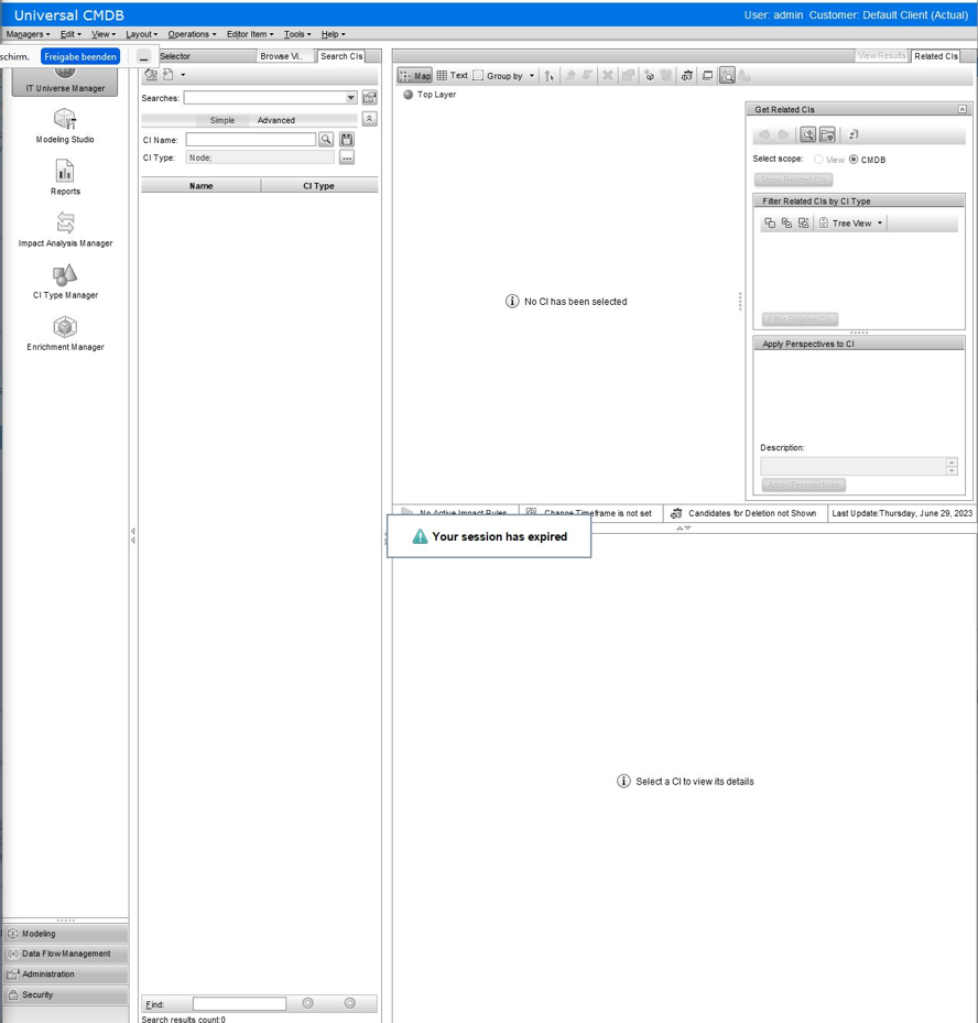UCMDB Common logouts due to session timeout