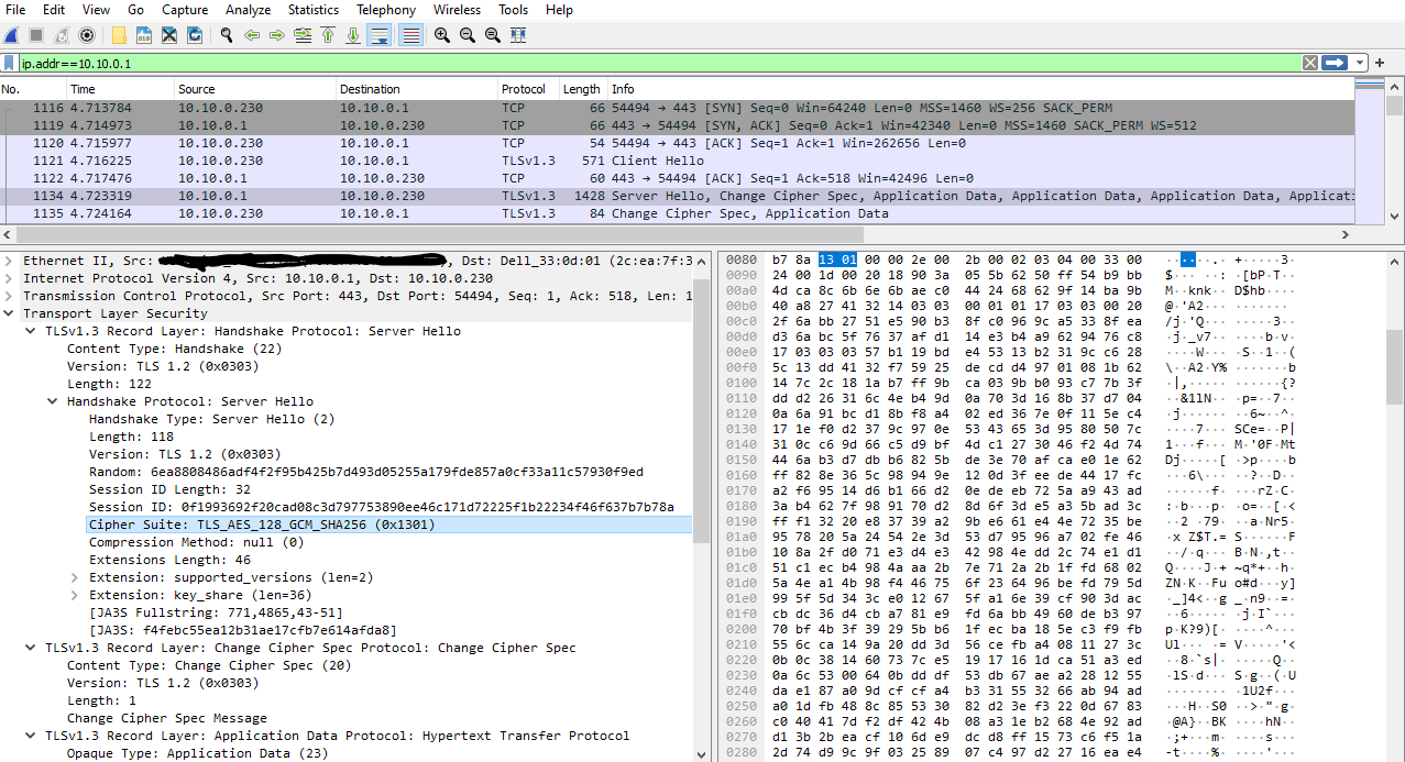 Troubleshooting TLS Cipher Issues with Wireshark