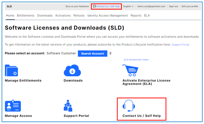 How to activate, update, rehost licenses and download software in the Software Licenses and ...