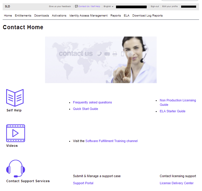 How to activate, update, rehost licenses and download software in the Software Licenses and ...