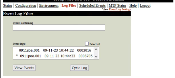 POA logs not visible in POA http Console