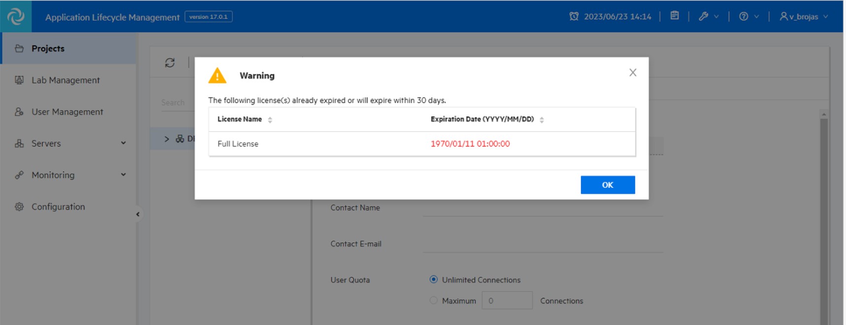 License Expiration Date warning when using Web Admin and Autopass ...